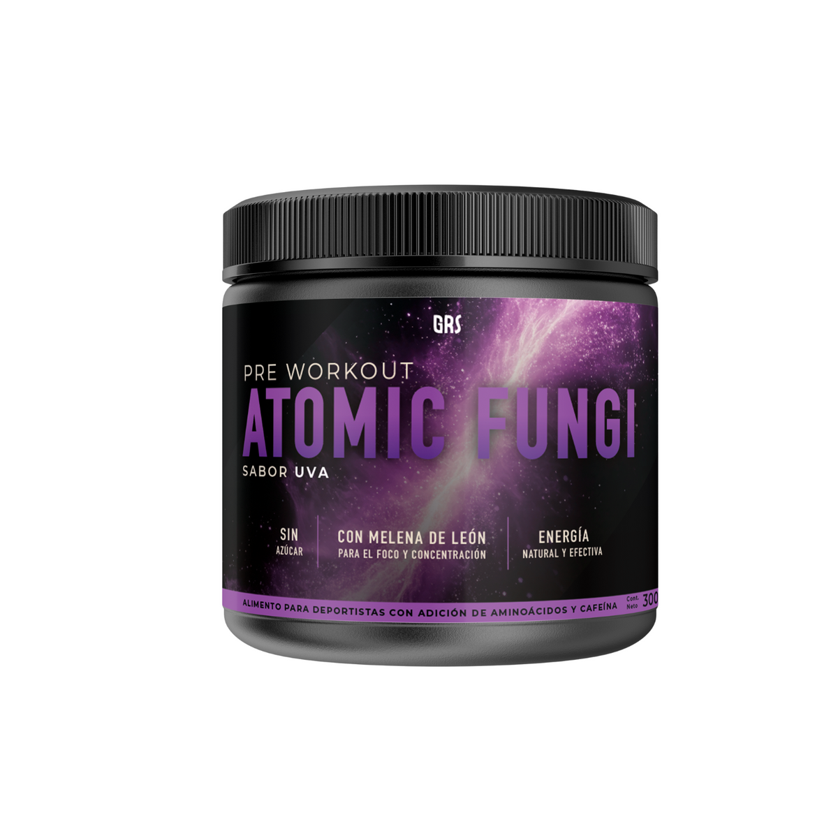 Pre-Workout Atomic Uva Energy Vegano | Suplementos GRS